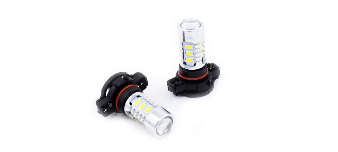 Ampoules veilleuses H16 PSY24W PS19W 9009 à LED CANBUS - Blanc