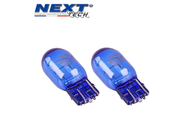Ampoules W21/5W T20 effet xenon 7443 12V 21/5W blanc pur