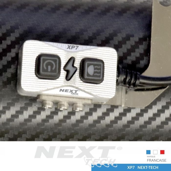 Phares LED longue portée ultra puissants XP7 avec faisceau pour moto