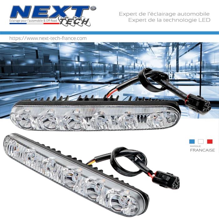 Feux diurnes à LED Next-Tech avec clignotants séquentiel intégrés