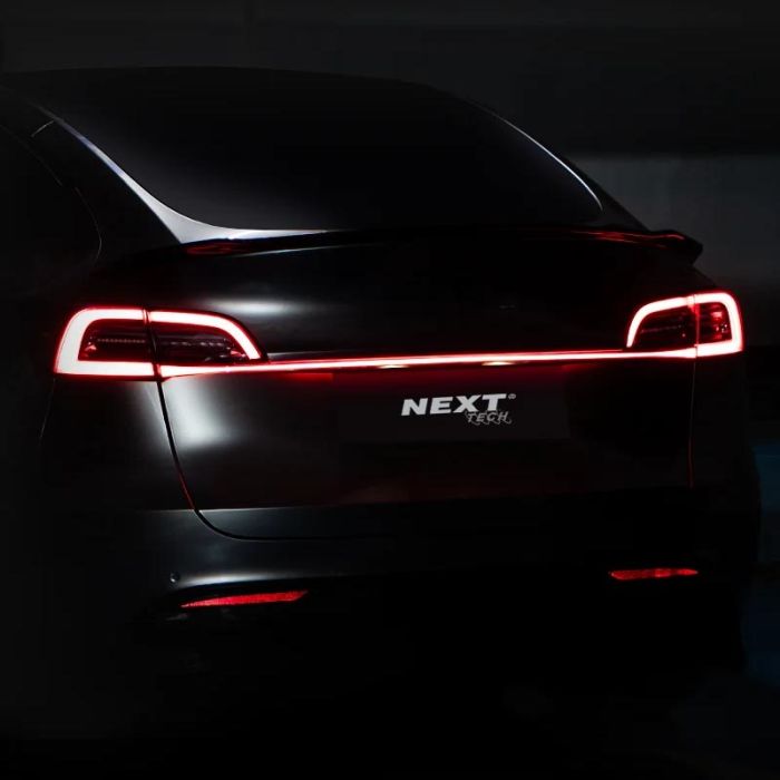 3ème feu de stop Dynamique à LED pour coffre Tesla Model 3